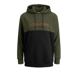 Jack & Jones &Uuml;bergr&ouml;&szlig;e : Jack & Jones, Hoodie im Baumwoll-Mix in Gr&uuml;n
