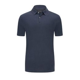 Marc O'Polo &Uuml;bergr&ouml;&szlig;e : Marc O'Polo, Poloshirt in Jersey-Qualit&auml;t aus Bio-Baumwolle in Marine