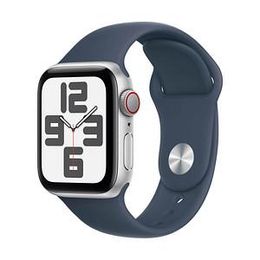 Apple Watch SE 40 mm (GPS+Cellular) Sportarmband S/M sturmblau