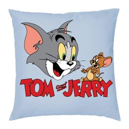 Blondie & Brownie Blondie & Brownie Dekokissen Tom Jerry Cartoon Comic Käse Katze Maus Kissen mit Füllung
