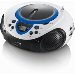 Lenco SCD-38 USB CD-Radio mit MP3 Radio (FM-Tuner), blau