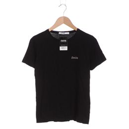 NA-KD Damen T-Shirt, schwarz, Gr. 36