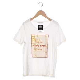 Oui Damen T-Shirt, weiß