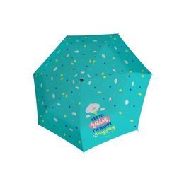 Doppler® Taschenregenschirm Mini Happy Clouds Schultaschenschirm Regenschirm Kinderschirm