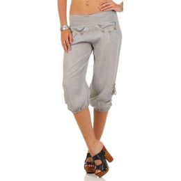 malito more than fashion Caprihose 6302 3/4 Leinenhose