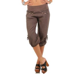 malito more than fashion Caprihose 6302 3/4 Leinenhose