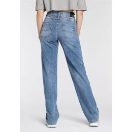 Straight-Jeans Herrlicher "Gila Sailor Long Light Denim" Gr. 33, Länge 32, blau (blue) Damen Jeans Gerade