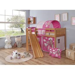 Ticaa Podestbett Ekki Country Buche Horse-Pink,A2