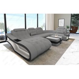 Sofa Dreams Mini U Form Stoffsofa Elegante