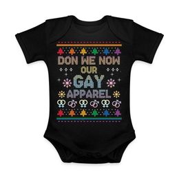 Quattro Formatee Kurzarmbody LGBT Gay Ugly Christmas