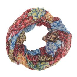 Ella Jonte Loop, schöner breiter Loop mit Blumen Motiv Viskose