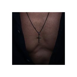 Made by Nami Kette mit Anhänger Halskette Kreuzkette Kreuz Anhänger Herren