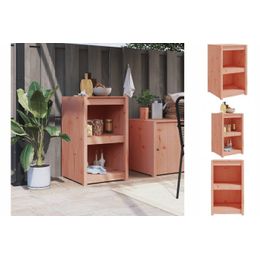 vidaXL Garten-Geräteschrank Outdoor-Küchenschrank 55x55x92 cm Massivholz Douglasie Terrassenschran