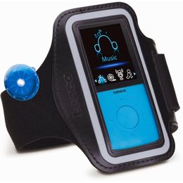 Lenco PODO-153 MP3 Player mit integriertem Schrittzähler MP3-Player (4 GB), blau|schwarz