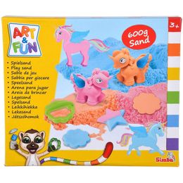 Simba Spielsand Spielzeug Kreativ Spielsand ART & FUN Spielsand Set Einhorn 106344622