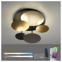 Paul Neuhaus Smarte LED-Leuchte LED Deckenleuchte Q-PIATO Smart Home