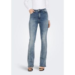 Only Bootcut-Jeans B1000 Jeans Bootcut Damen Hose High Waist Flared Schlaghose weite Jeanshose