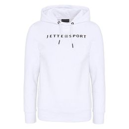 JETTE SPORT Kapuzensweatshirt mit Labelprint