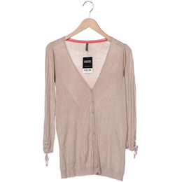 Nafnaf NAF NAF Damen Strickjacke, beige, Gr. 36