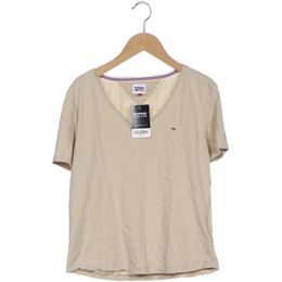 Tommy Jeans Damen T-Shirt, beige, Gr. 38