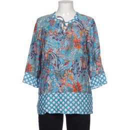 Peter Hahn Damen Bluse, blau