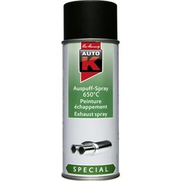 Auto-K - Auspuff Spray 650° c Spezial schwarz 400 ml Spraylack Sprühlack