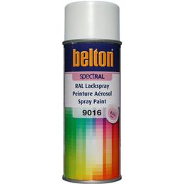 Belton - SpectRAL Lackspray 400 ml verkehrsweiß Sprühlack Buntlack Spraylack
