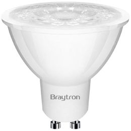 Braytron 5x led Leuchtmittel GU10 cob 5W Abstrahlwinkel: 38° 350 Lumen Glühbirne Glühlampe Spot Stromsparend: a+ neutralweiß 5 Stück