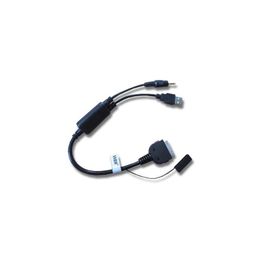 vhbw KFZ Audio Kabel kompatibel mit BMW 6er Serie Auto, Fahrzeug - Y-Adapter, Schwarz