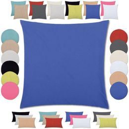 Bestlivings - Kissenhülle ( 100 Größen und Farben ) mit und ohne Füllkissen, Serie: Ellen, Kissenbezug Dekokissen, Auswahl: 30x30cm mit Füllung blau