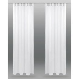 Bestlivings - Schlaufenschal Noella, transparenter Dekoschal Voile b 140x l 175 cm 2er Pack, elegantes und stilvolles Wohnaccessoire in vielen