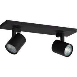 LEDKIA - Foco Doble led Gylu de Superficie Direccionable Schwarz