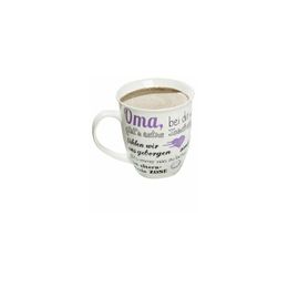 Gilde - Porzell Jumbo-Tasse Oma,bei dir