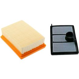 TRADESHOP Trade-shop - 2in1 Set: Luftfilter + Zusatzfilter für Stihl ts 700, ts 800 ersetzt 4224-141-0300 4224-141-0300A 4224-140-1801 4224-007-1013