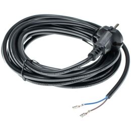 vhbw - Stromkabel kompatibel mit Nilfisk GM80, GM90, GS80, GD710, GD1010, GD930 Staubsauger - 6 m Kabel 1000 w