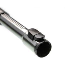 Staubsaugerohr kompatibel mit Miele S447 i, S447 I-2, S448I, S448 i, S448 Staubsauger - 35 mm Anschluss, 60 - 100 cm lang Schwarz Silber - vhbw