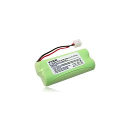 vhbw Ni-MH Akku 700mAh (2.4V) kompatibel mit schnurlos Festnetz Telefon Sagem D16T, D16T Duo, D16T Duo 2, D18T, D21T, D21V Ersatz für 2SN-AAA55H-S-JP1.