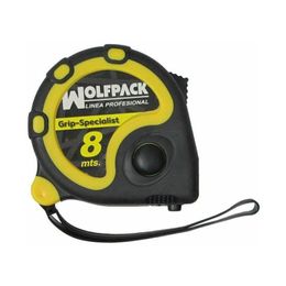 WOLFPAK Flexometer 8 Meter mit Bremse Wolfpack Grip Special