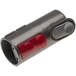 Staubsauger Adapter kompatibel mit Dyson DC29, DC29T2, DC32, DC33c, DC36, DC37 (alt auf neu) - schwarz / rot, Kunststoff - vhbw