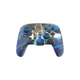 PDP - Performance Designed Products REMATCH GLOW Wireless Controller Gamepad, blau