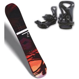F 2 F2 Snowboard FTWO Reverse 01 MAN Sunset 21/22 (Set), schwarz