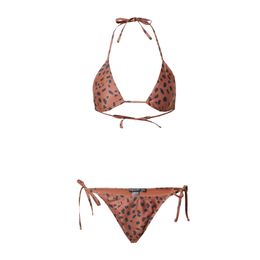 Nasty Gal Bikini Damen Gr&ouml;&szlig;e XL dunkelorange / schwarz
