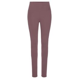 Lascana Leggings Damen Gr&ouml;&szlig;e XXL mauve / wei&szlig;