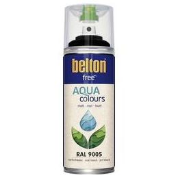 Belton Free Lackspray Acryl-Wasserlack 400 ml tiefscharz matt