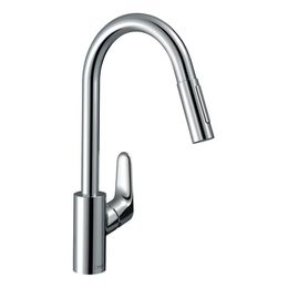 Hansgrohe Küchenarmatur Focus M41 Einhebel-Küchenmischer 240 2jet mit Ausziehbrause und sBox