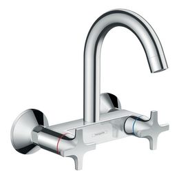 Hansgrohe Küchenarmatur Logis M32 2-Griff Spültischarmatur 1jet Highspout