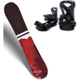 Snowboard Trans "Trans FR MAN RED 21/22" Snowboards Gr. 147, bunt (aubergine, black, red) Snowboards