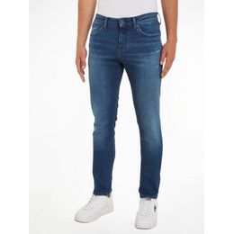 Tommy Jeans Slim-fit-Jeans SCANTON SLIM mit Abrieb- und Destroyeddetails, blau