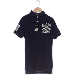 Superdry Herren Poloshirt, marineblau