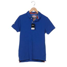 Superdry Herren Poloshirt, blau, Gr. 48